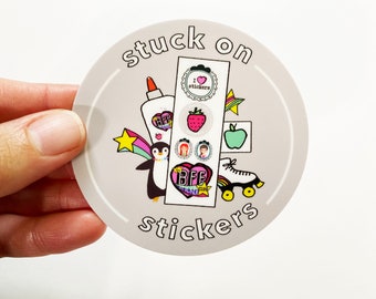 Stuck on Stickers | Etsy