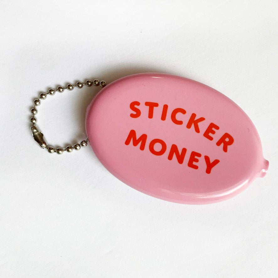 Sticker Money Rubber Squeeze Coin Pouch - Etsy