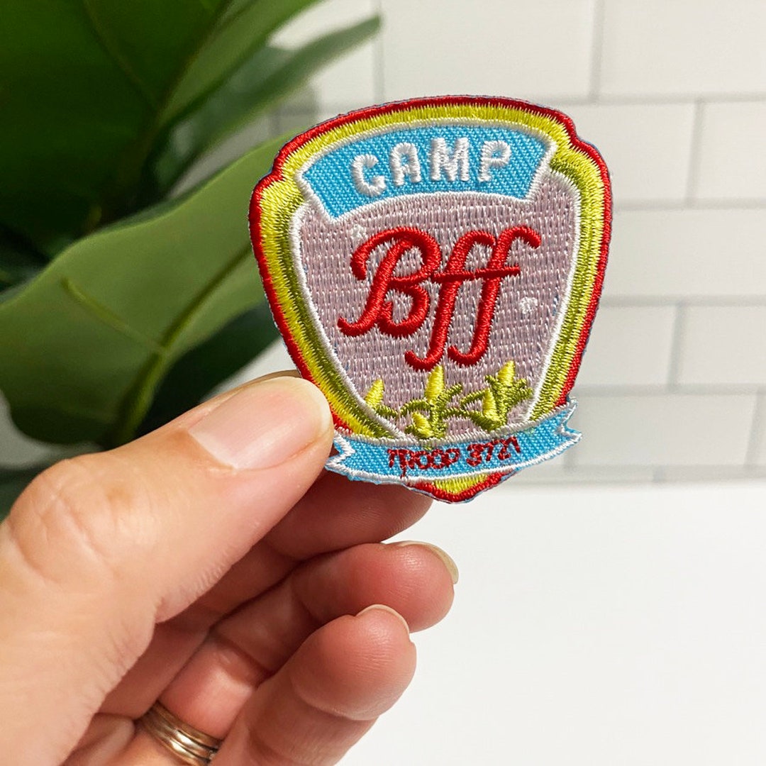 Adhesive Camp Embroidered Patches - Etsy