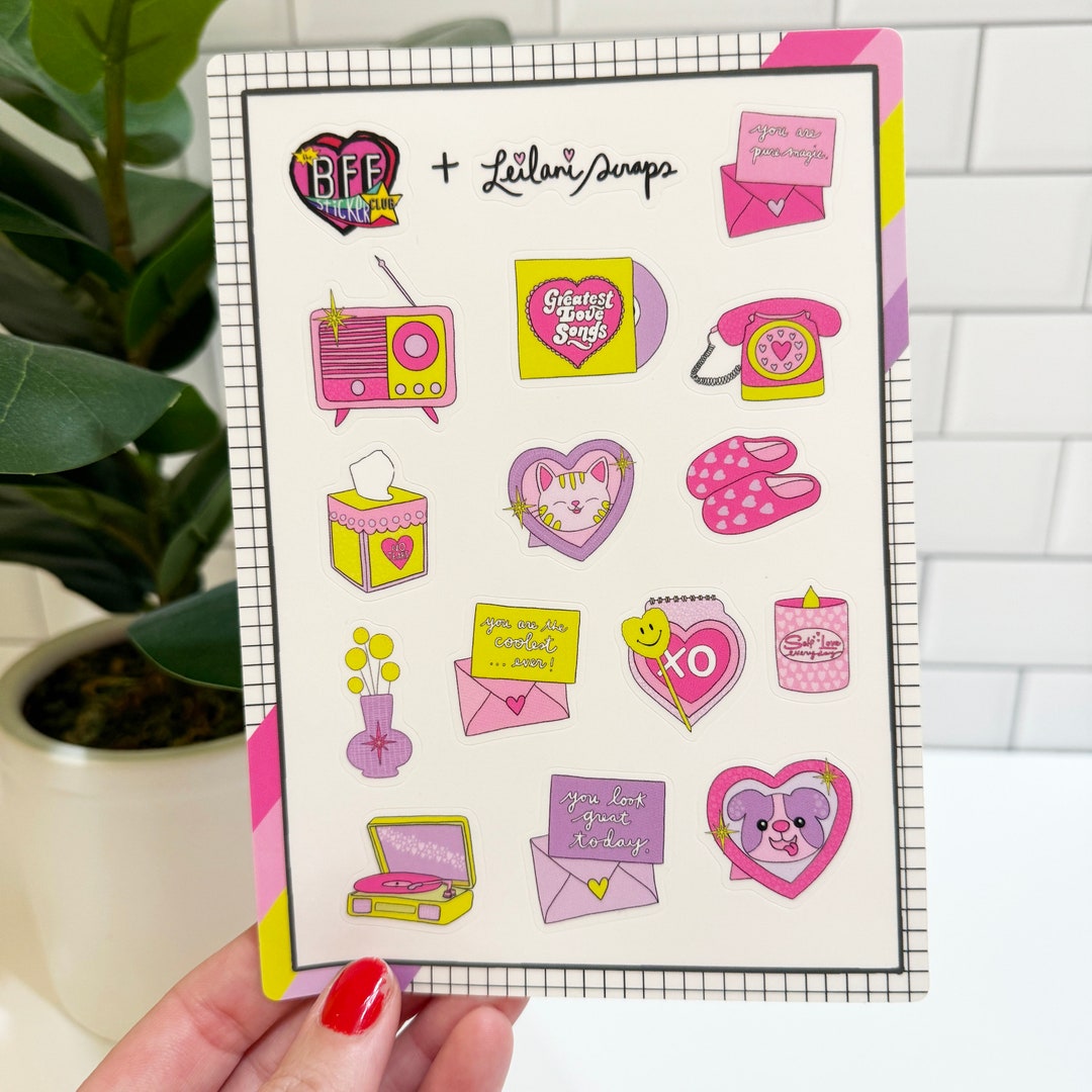 Leilani Scraps + the BFF Sticker Club: Love Story - Etsy