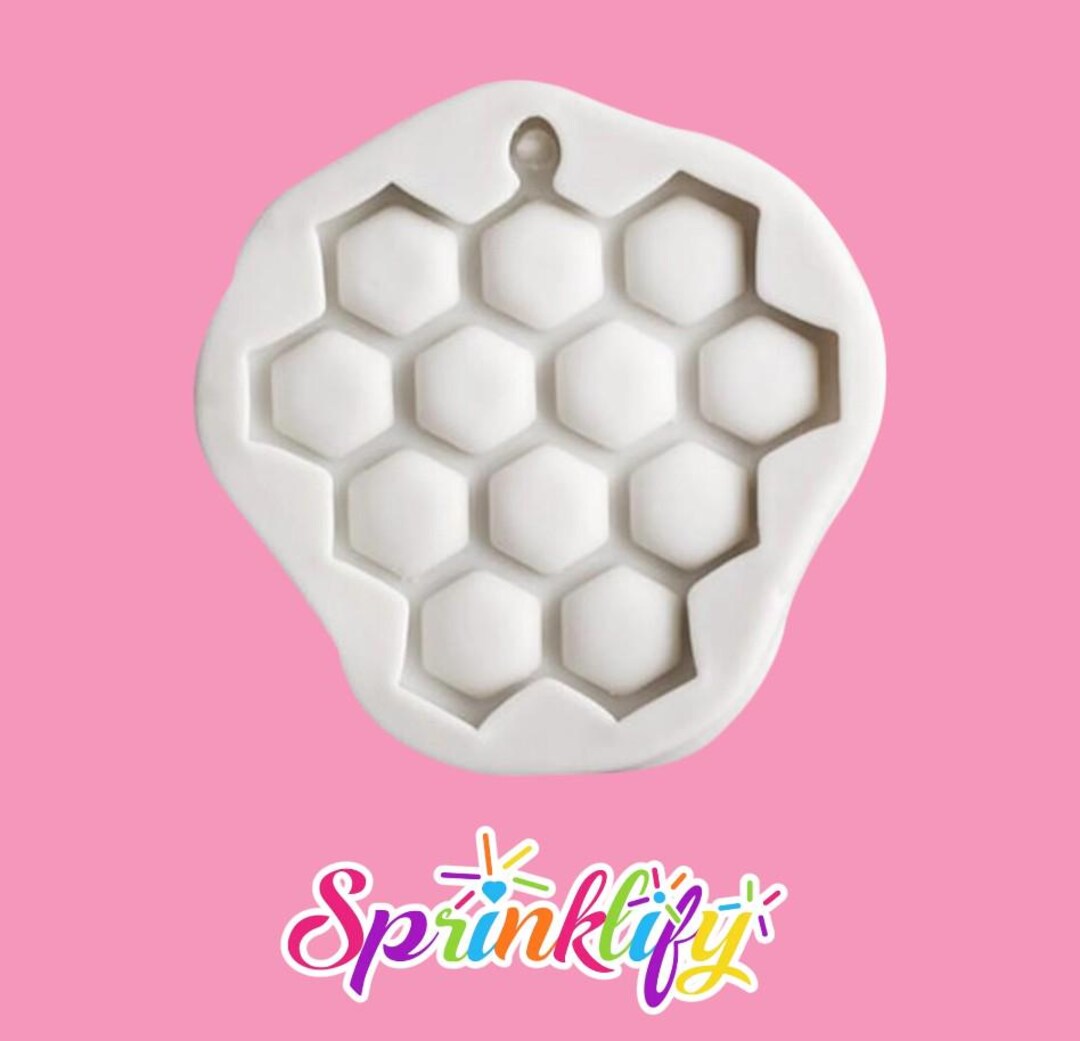 SPRINKLIFY Honeycomb Mold, Highly Detailed Silicone Mold, Resin Mold ...