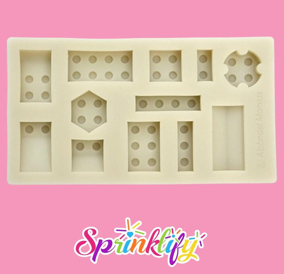 SPRINKLIFY Blocks Mold, Silicone Fondant Mold, Chocolate Mold, Robot ...