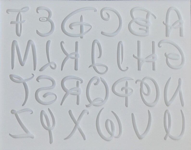 SPRINKLIFY Alphabet Mold Set (uppercase Letters, Lowercase & Numbers ...