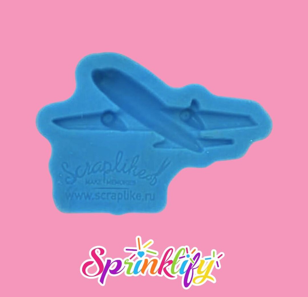 SPRINKLIFY Airplane Mold, Silicone Epoxy Resin Mold, Polymer Clay Mold ...