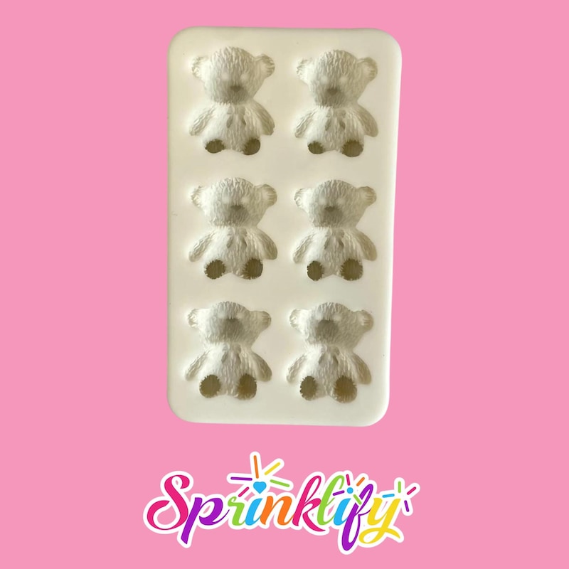 Fondant Silicon Bear Mold - Etsy