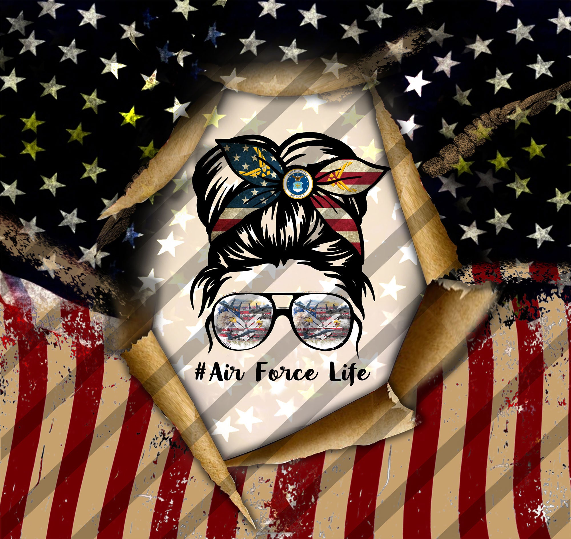 Us Air Force Life Tumbler PNG File Print USAF Life Tumbler - Etsy