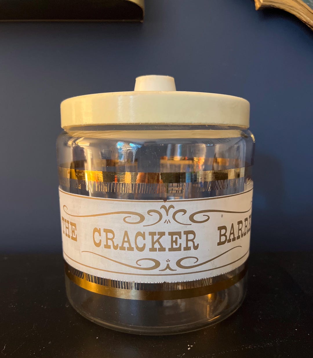 Pyrex Cracker Barrel Glass Container - Etsy