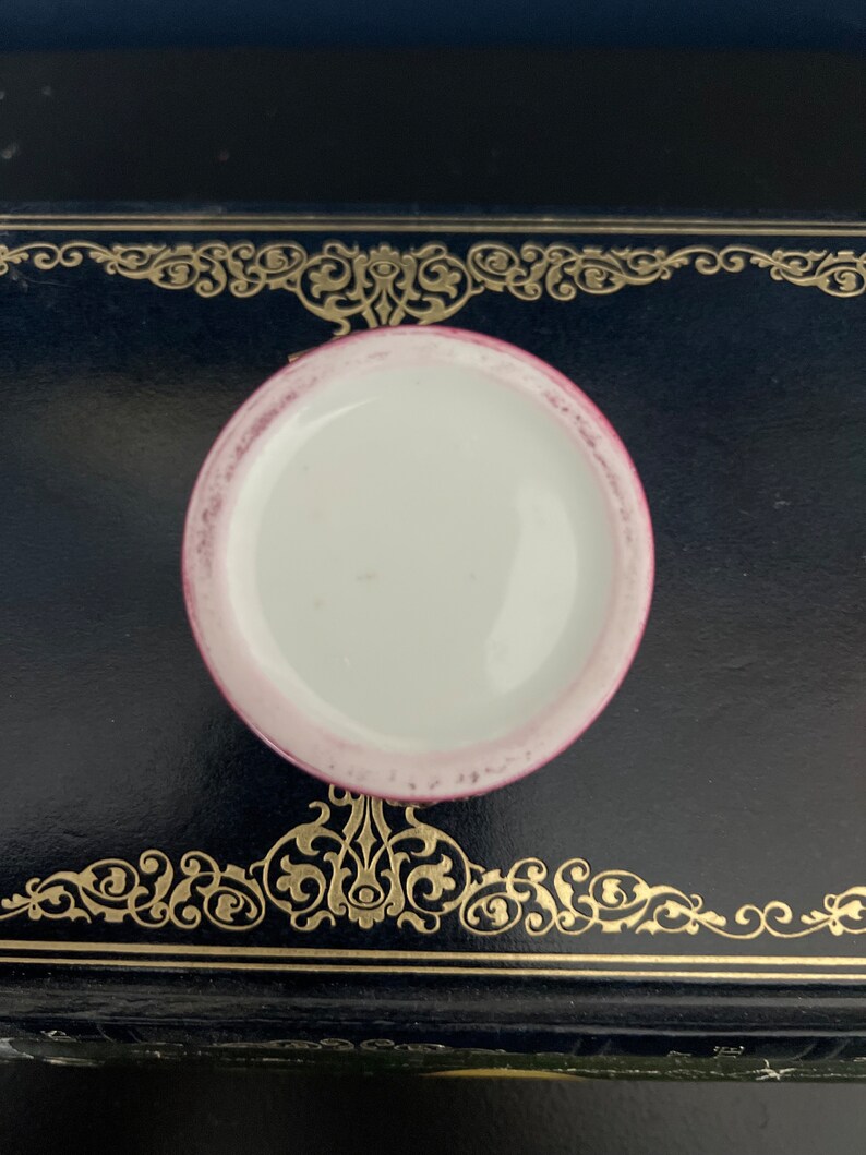 Vintage Porcelaine Peit Main Trinket Box - Etsy