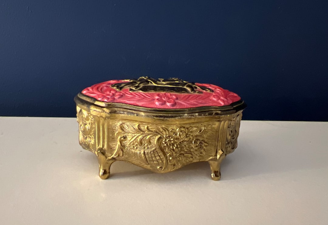 Vintage Japanese Trinket Box - Etsy