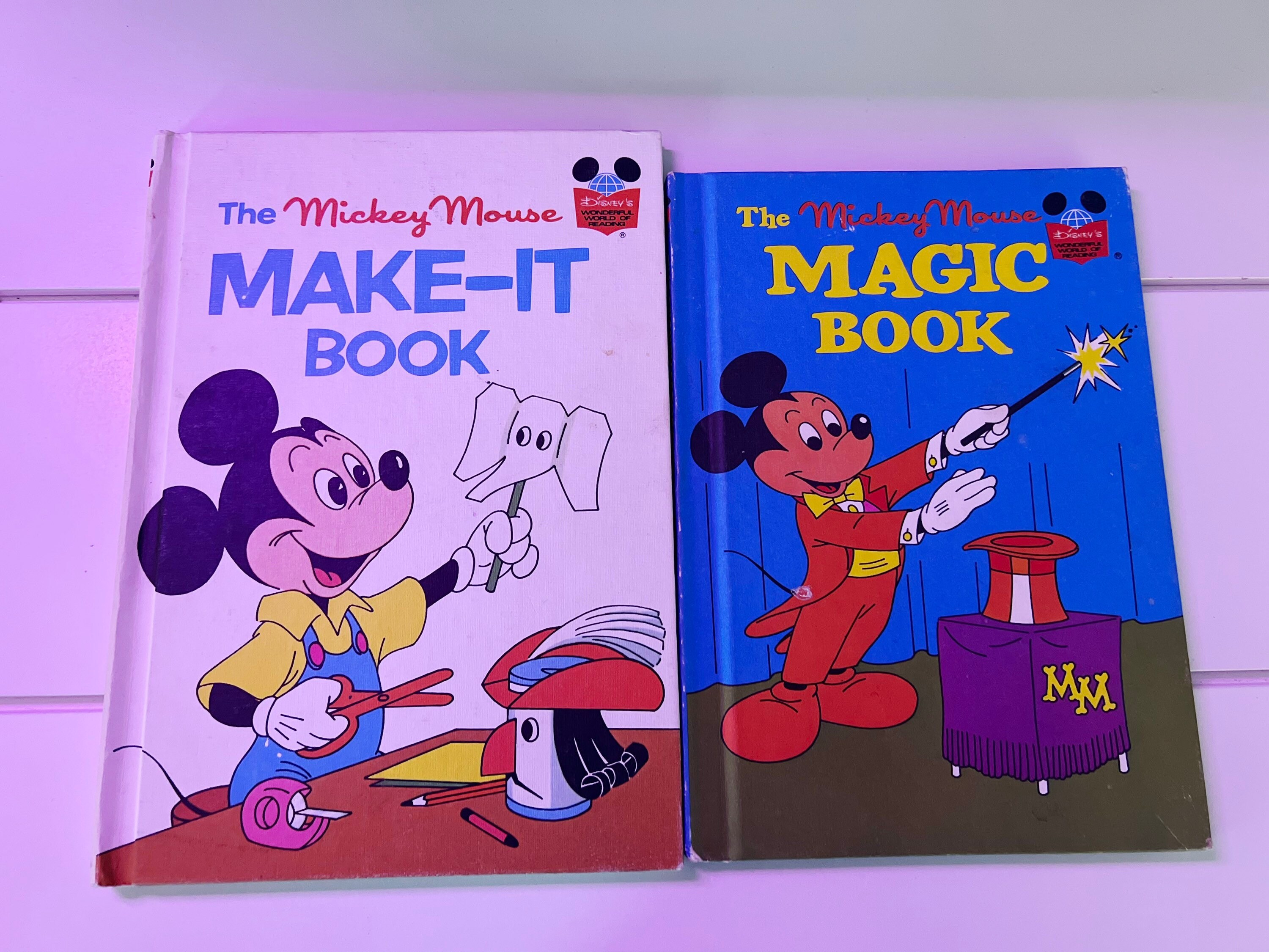 Disneys Wonderful World of Reading Set of 2 Mickey Books - Etsy