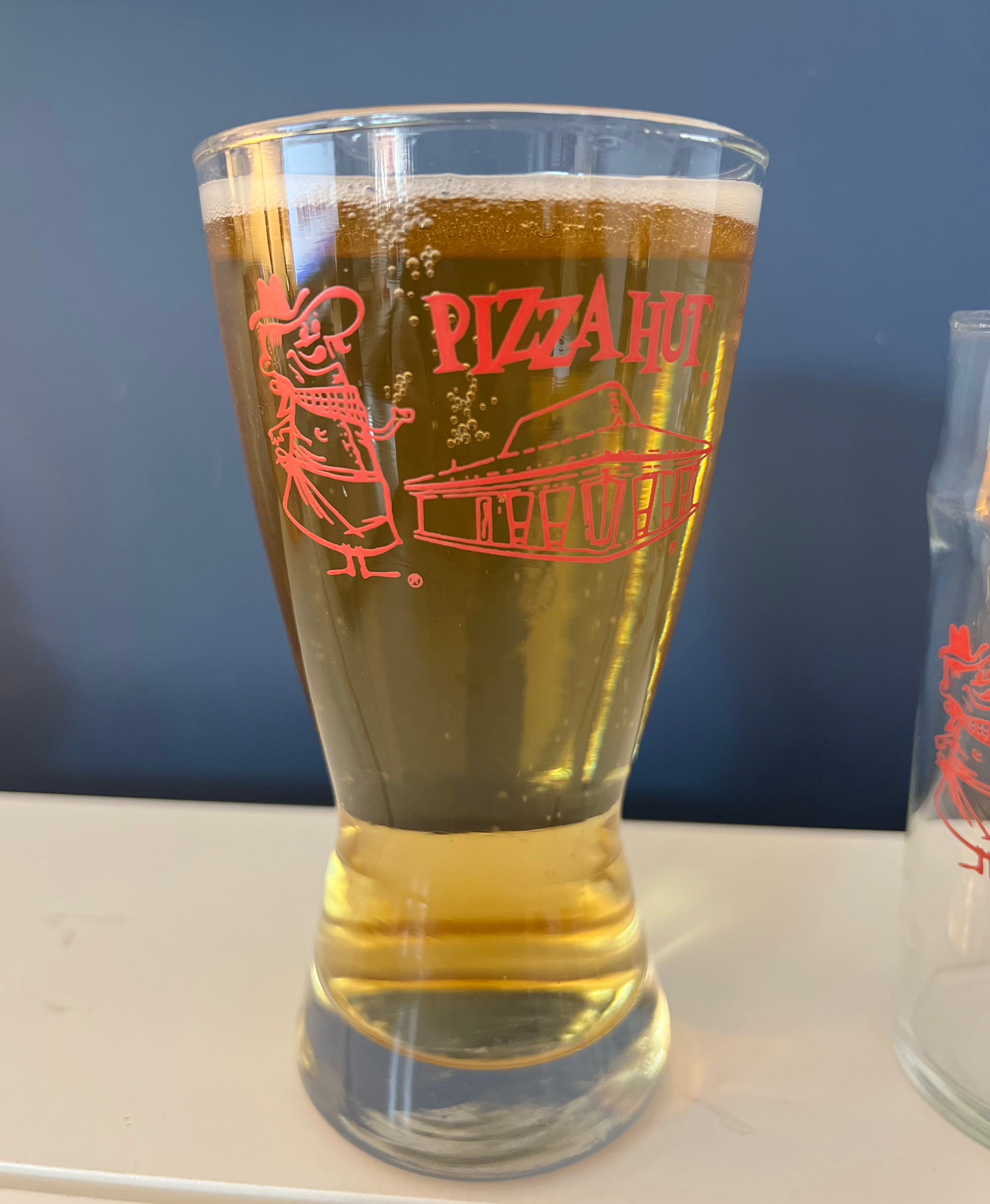 Vintage Original Pizza Hut Beer and Water Glass - Etsy