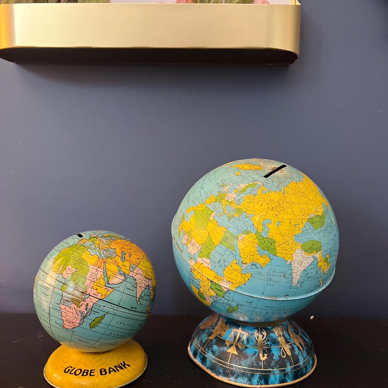 Globe Bank - Etsy