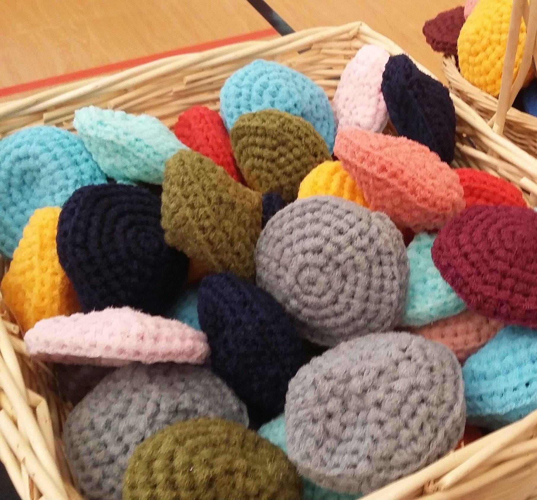 Nylon Pot Scrubbers: Handmade Dish Scrubbies, Kitchen Favors - Etsy