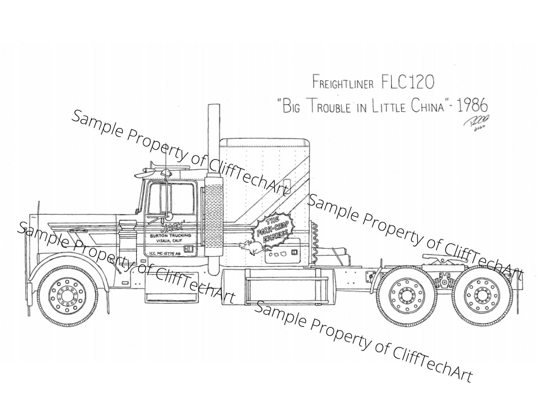 Freightliner Coloring Pages
