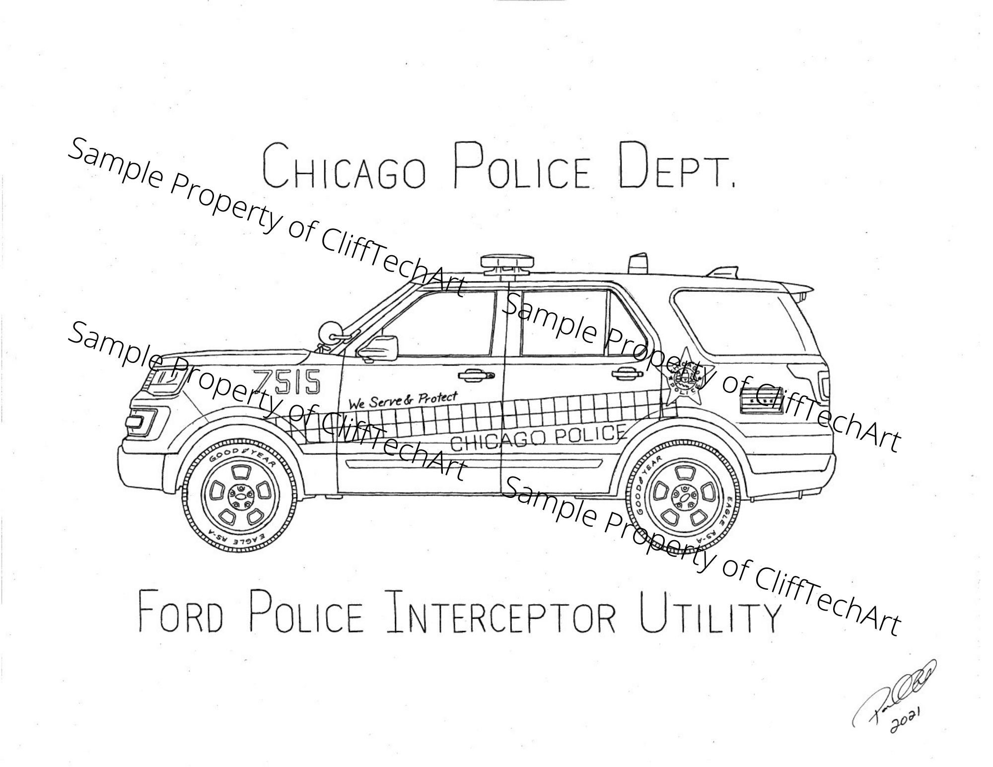 Chicago Police SUV - Etsy