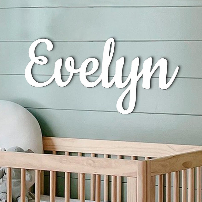Wood Nursery Sign - Etsy