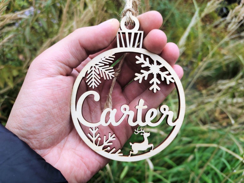 Personalized Christmas Ornaments Custom Christmas Tree Decor - Etsy