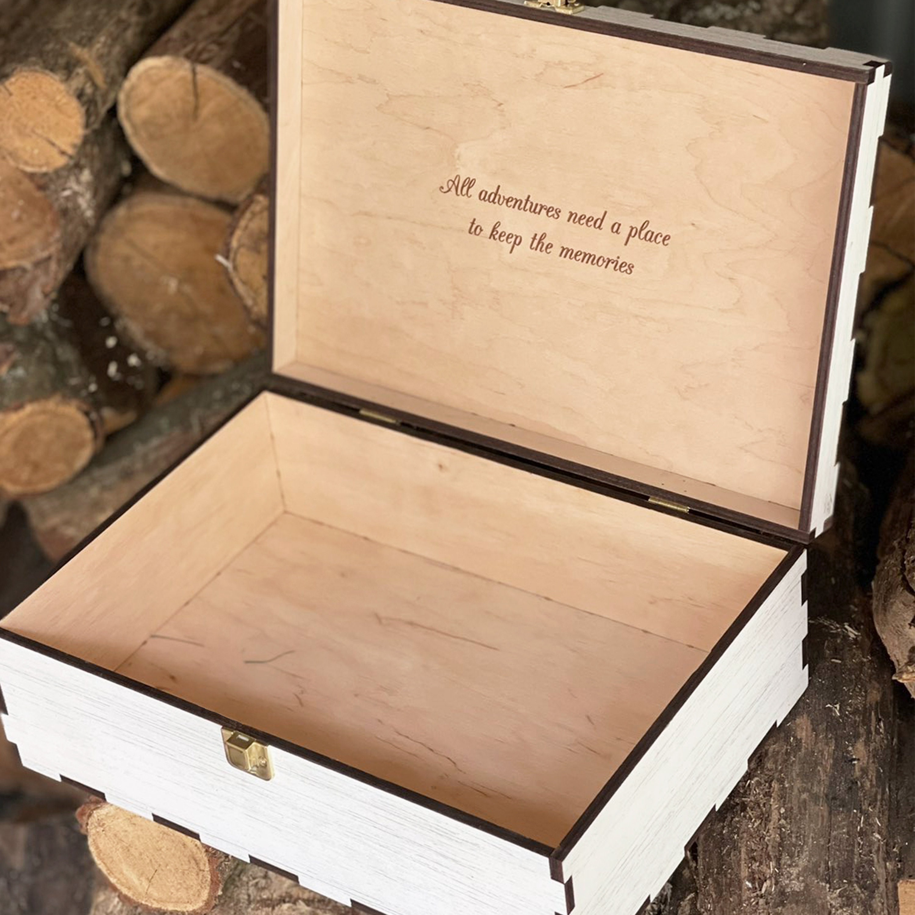 Personalized Engraved Wood Keepsake Box: Custom Memory Box - Etsy