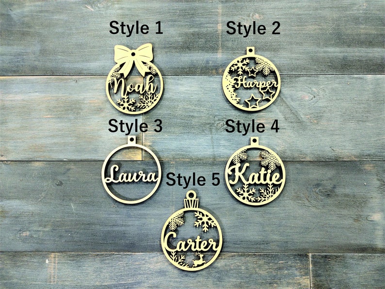 Personalized Christmas Ornaments Custom Christmas Tree Decor - Etsy