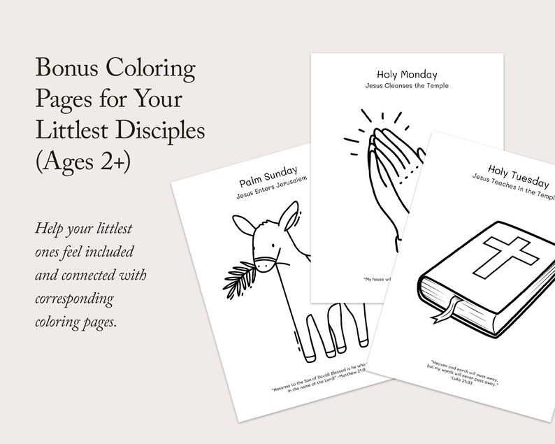 Holy Week Family Unit Study | Easter Devotional | Resurrection Bible ...