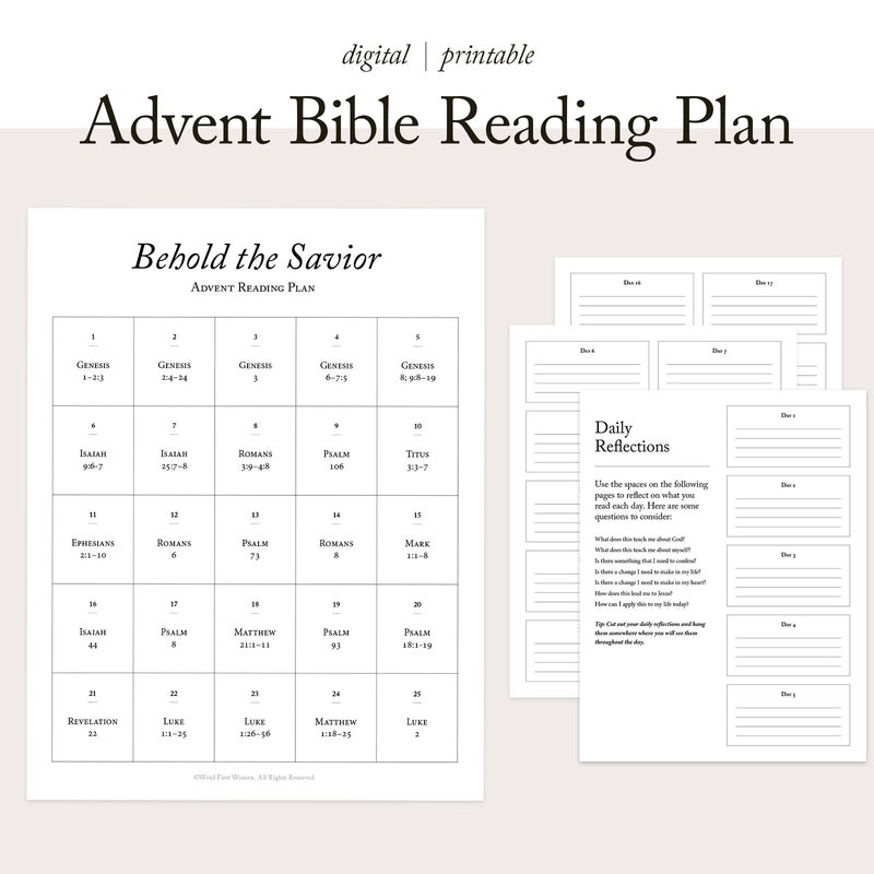 Christian Advent Calendar - Etsy