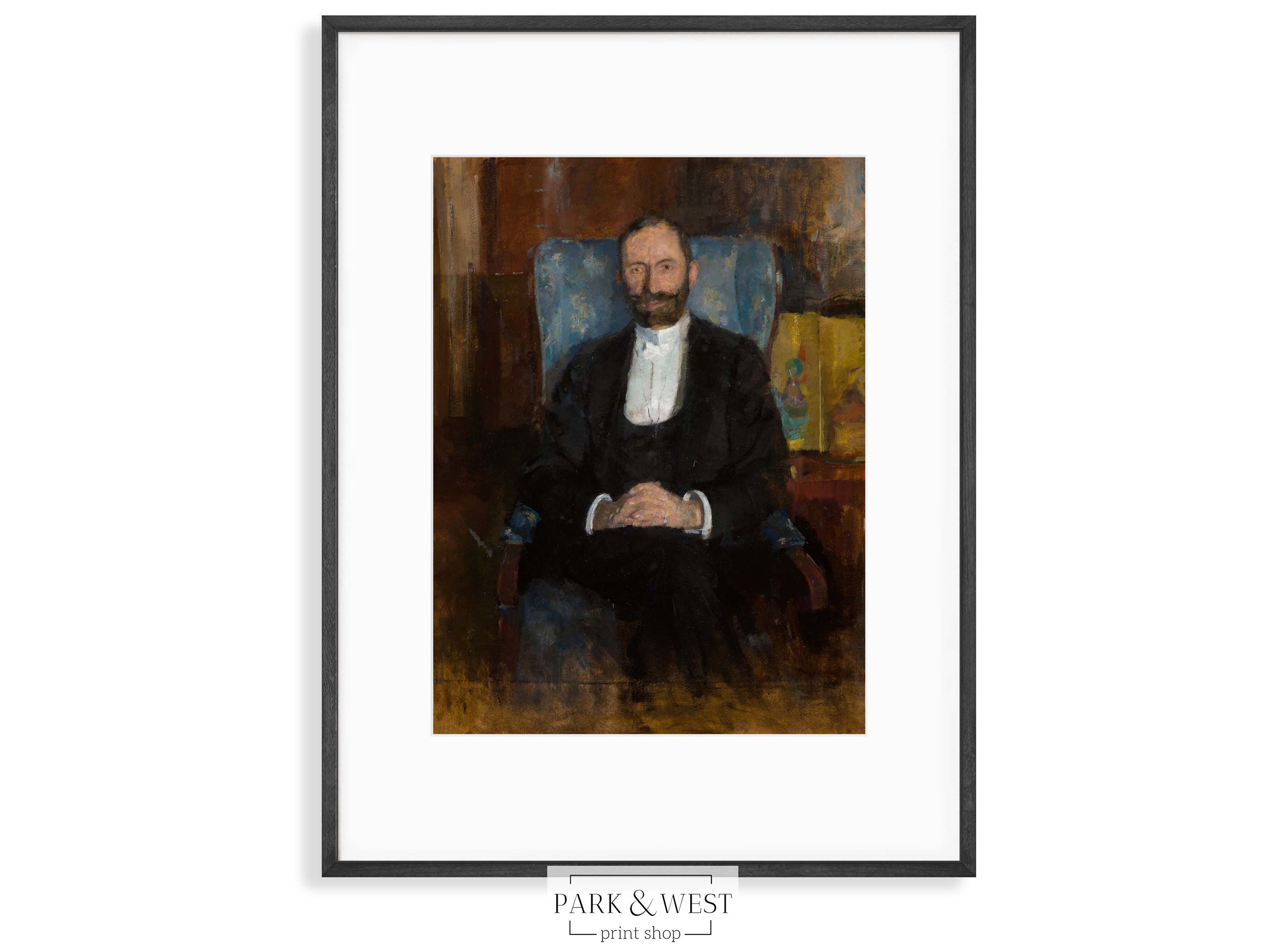 The Aristocrat Digital Printable Art Vintage European Male Portrait Oil ...