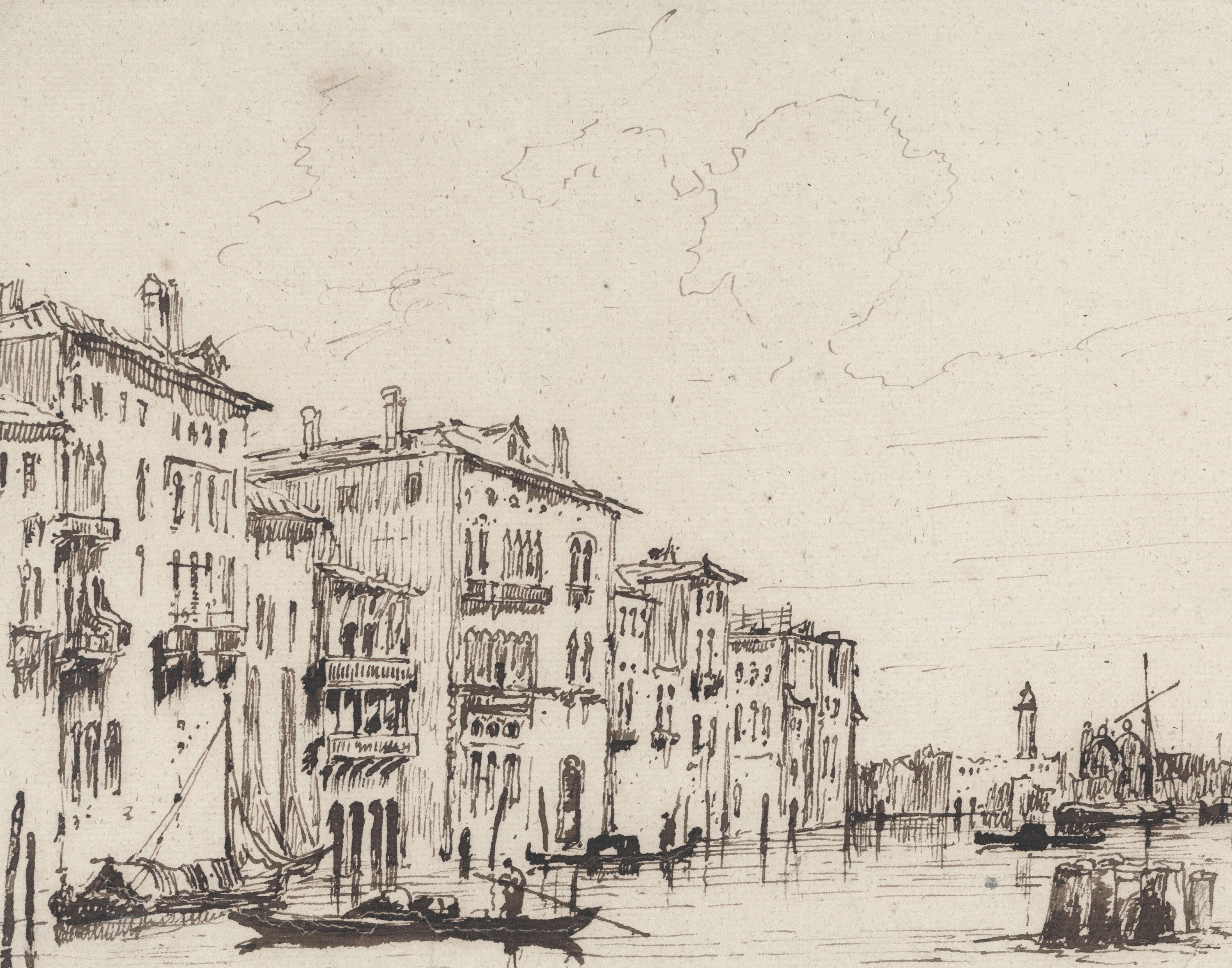 Venice Sketch Digital Printable Art Vintage Italy Travel - Etsy