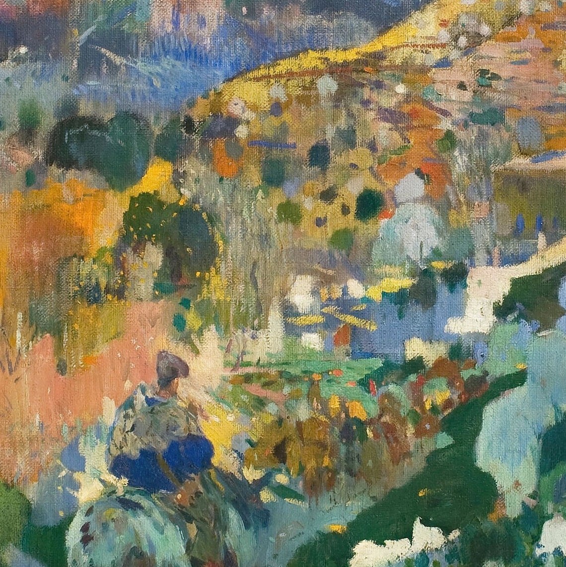 Catalan Landscape Digital Printable Art Colorful Vintage - Etsy