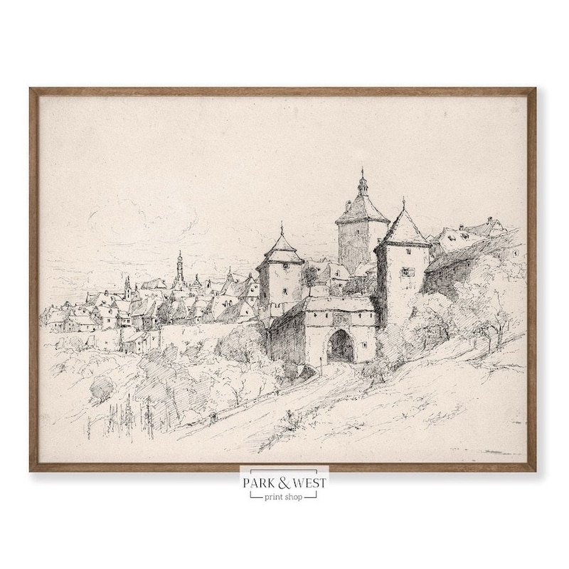 German Landscape - Etsy