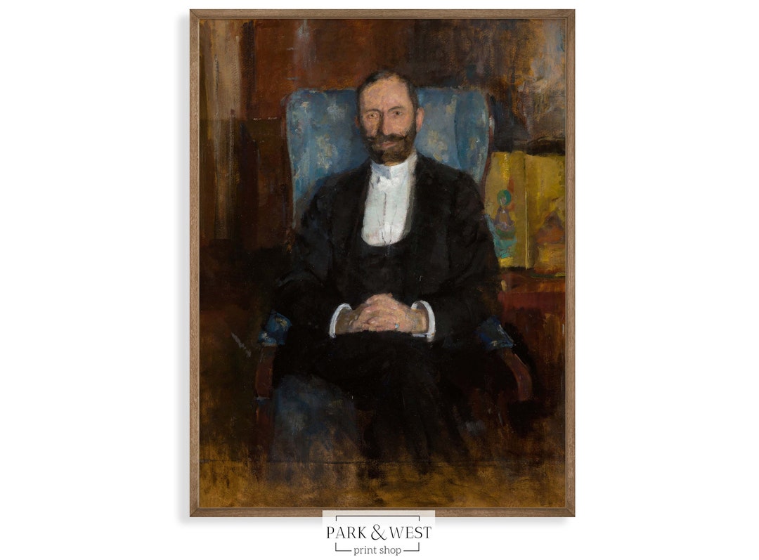 The Aristocrat | Digital Printable Art | Vintage European Male Portrait ...