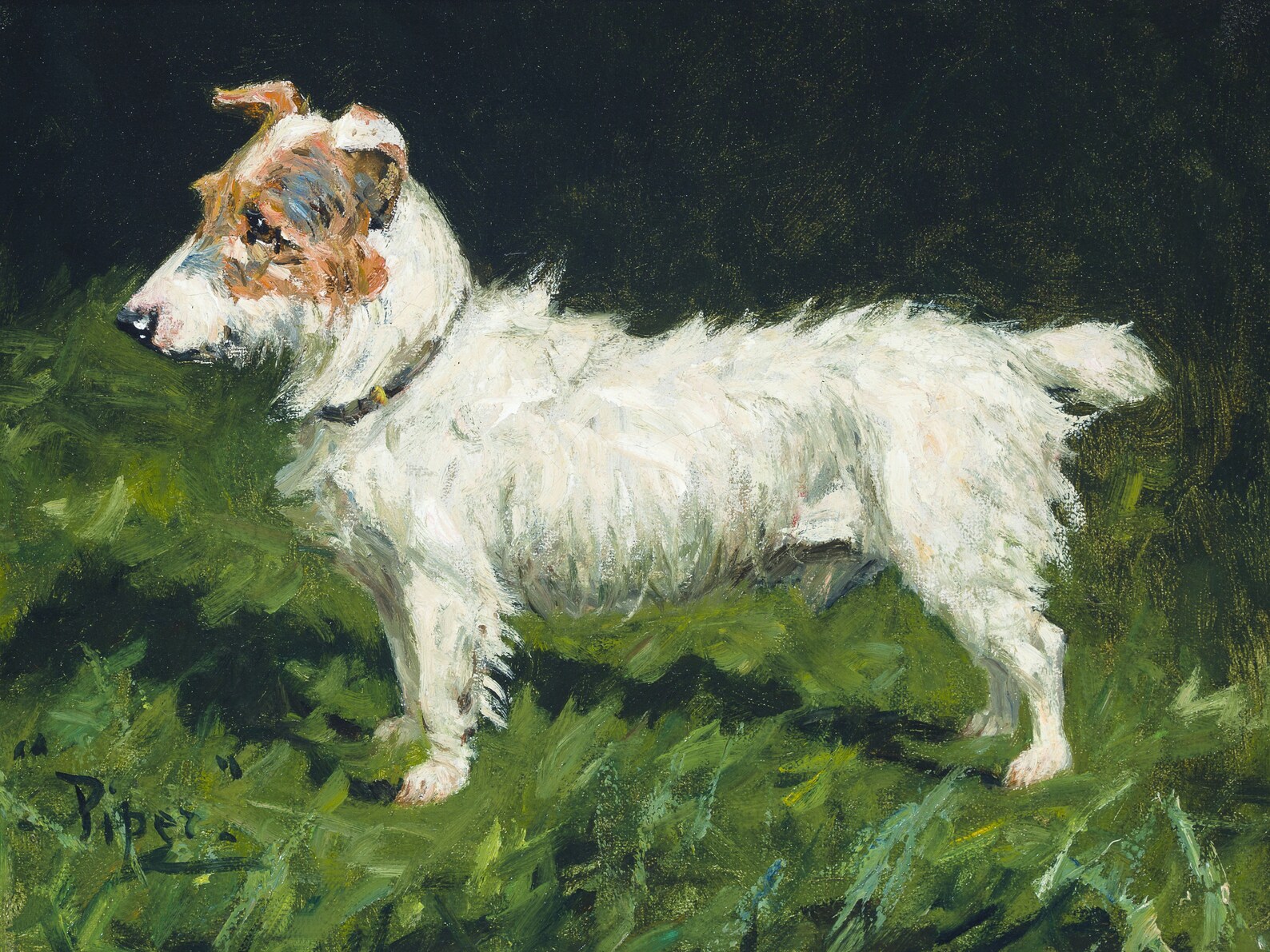 Vintage Jack Russell Terrier Painting Digital Printable Art - Etsy