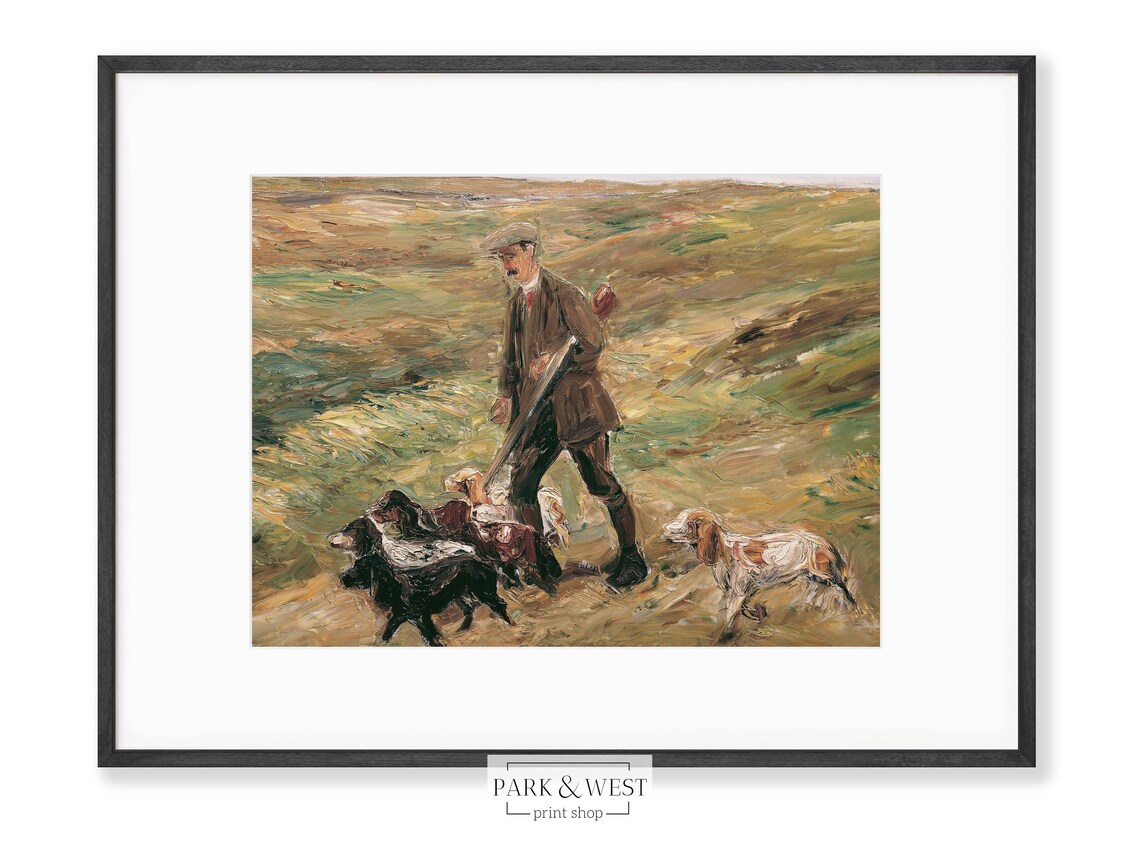 On the Hunt | Digital Printable Art | Vintage British Hunting Oil ...