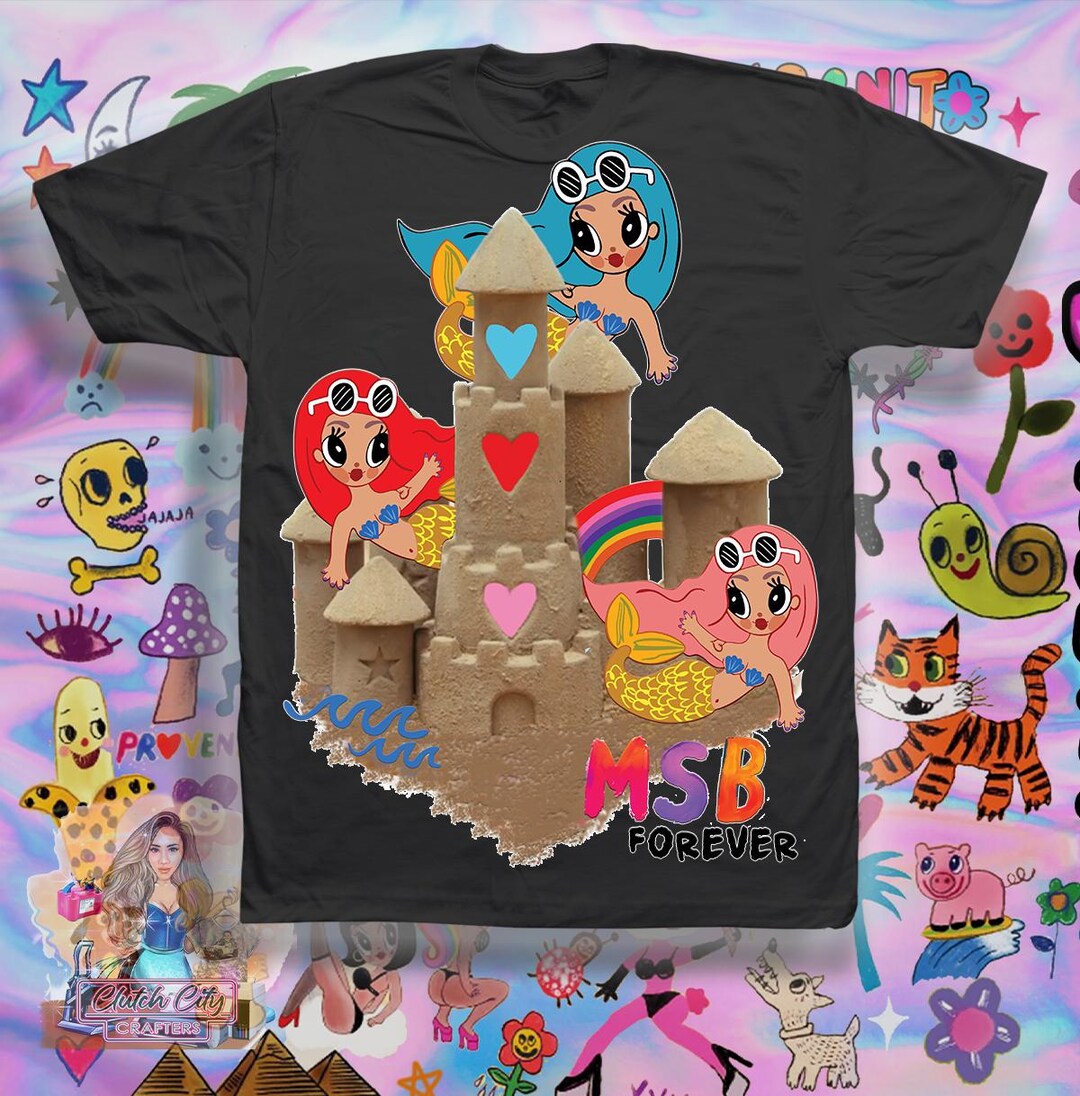 MSB Forever Heart With 3 Mermaids PNG - Etsy