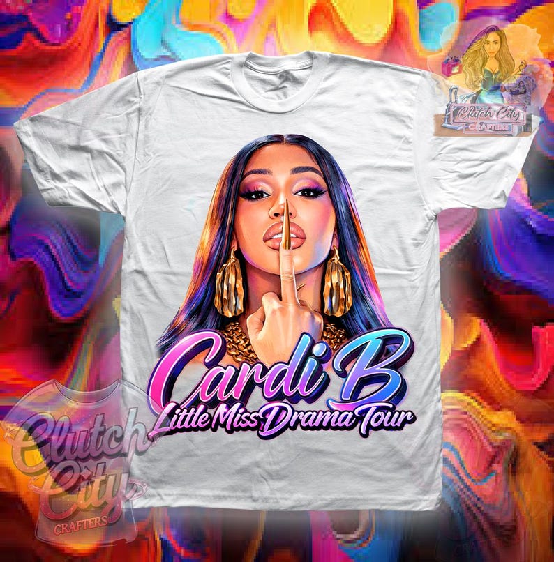 Cardi B Little Miss Drama Tour PNG - Etsy