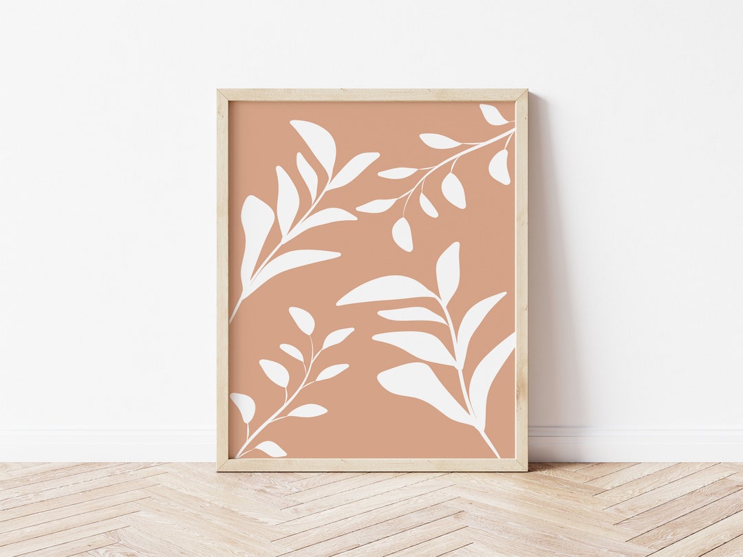 Botanical Print, Botanical Wall Art, Terracotta Print, Nature Prints ...