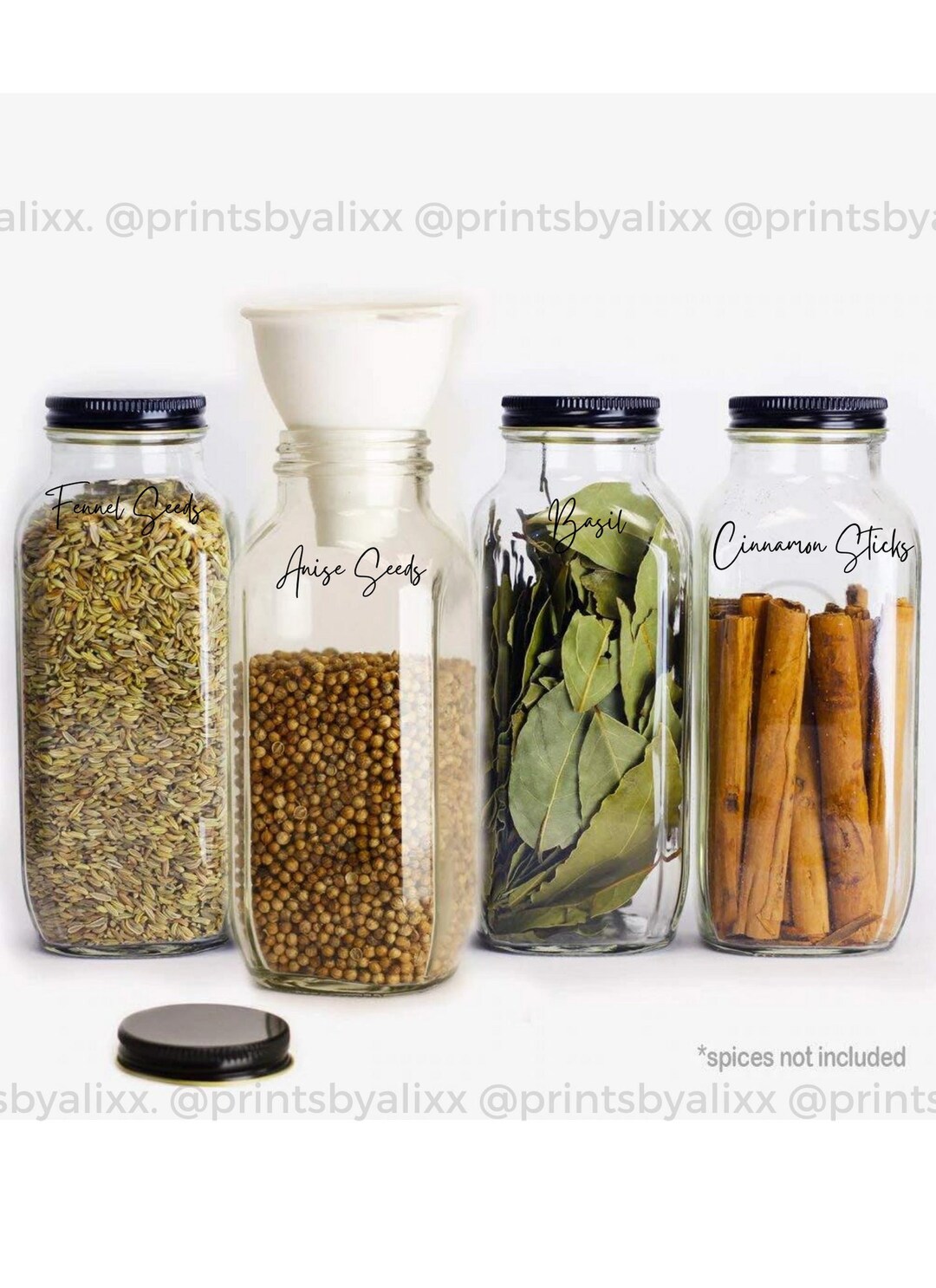 Spice Labels SVG/PNG, Cut File, Digital File, Instant Download, Label ...