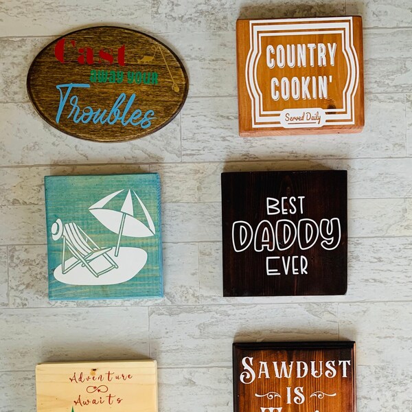 Small Wood Sign - Etsy