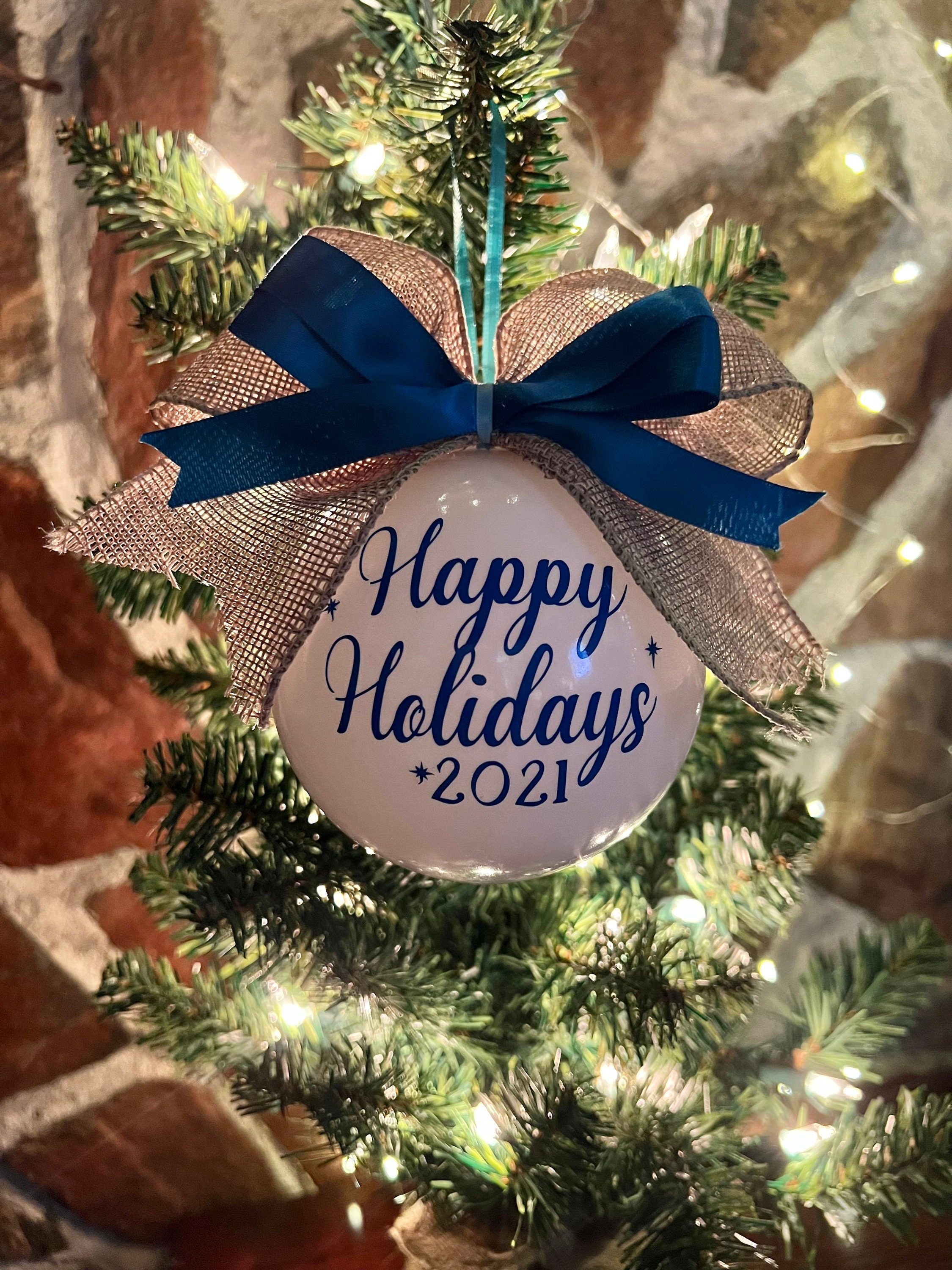 Personalized Christmas Ornaments Custom Tree Ornaments - Etsy