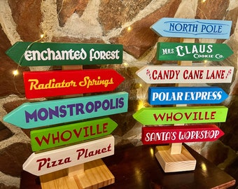 Christmas Directional Sign - Etsy