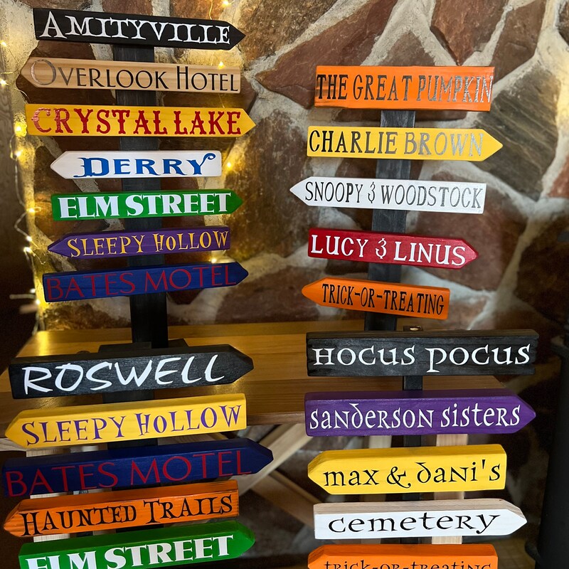 Halloween Wood Sign - Etsy