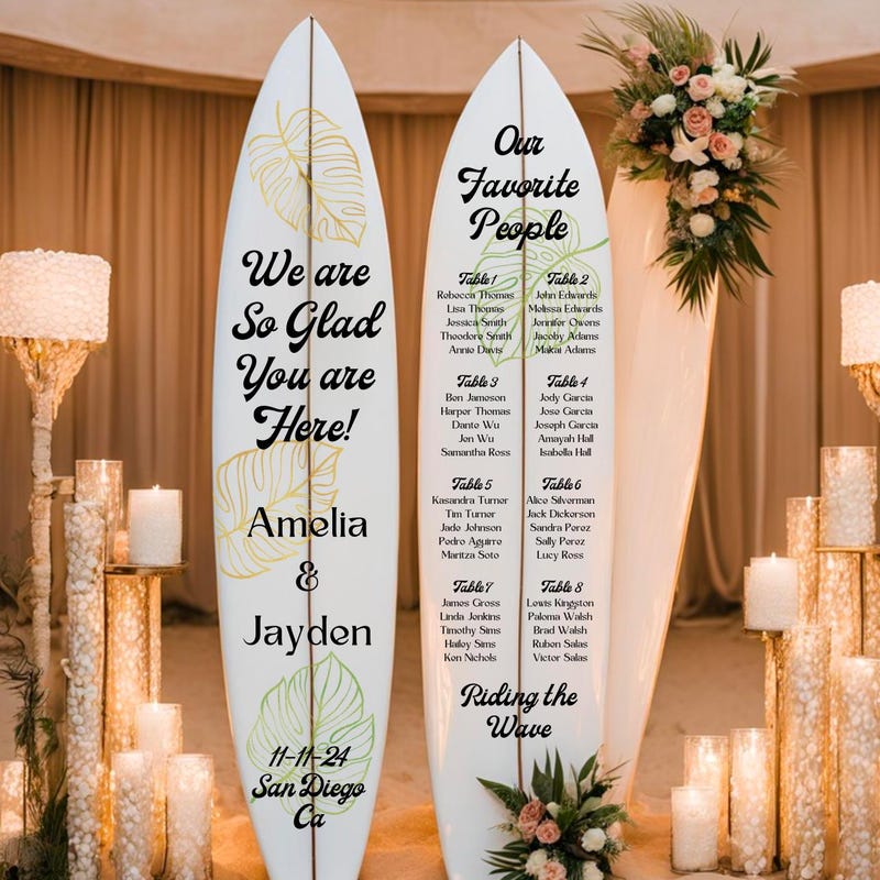 Surfboard Table - Etsy