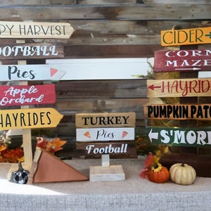 Fall Directional Sign| Corn Maze Sign| Fall Yard Decor| Fall Wedding ...