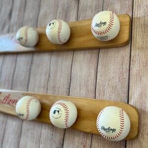 Baseball Coat Rack Custom Kids Coat Rack Baseball Hat Rack Cap Rack Bag ...