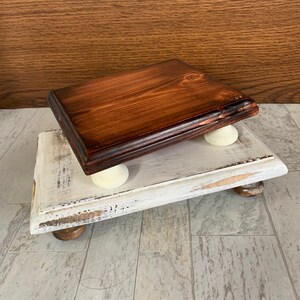 Risers Farmhouse Style Risers Distressed Wood Riser Wood - Etsy