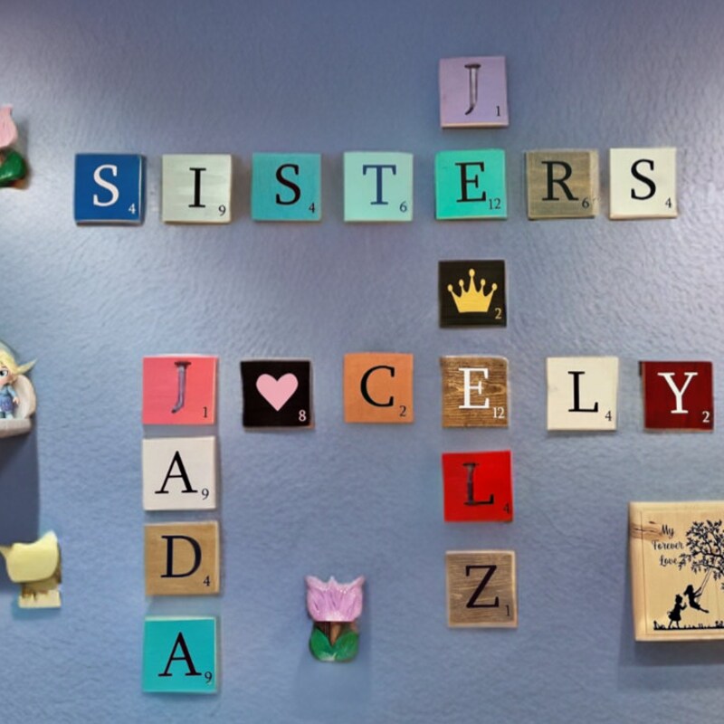 Family Block Letters - Etsy