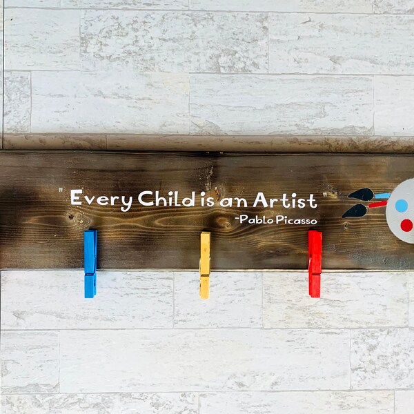 Every Child is an Artist Display - Etsy