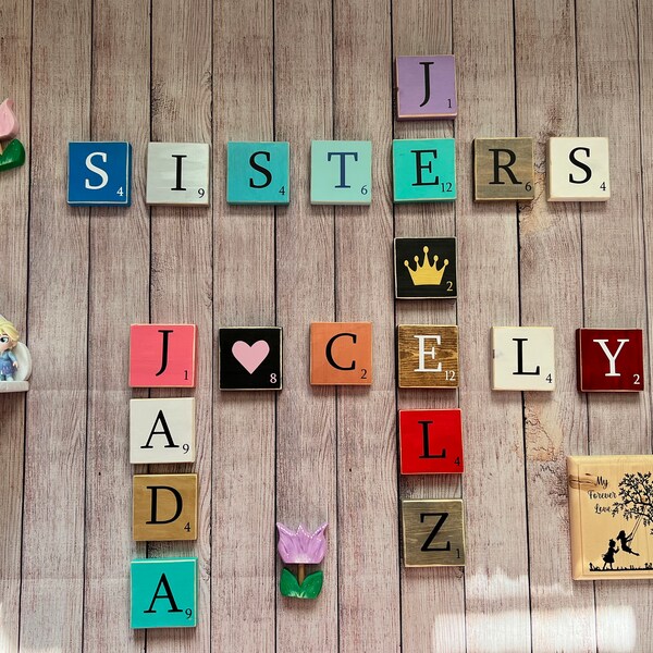 Family Block Letters - Etsy