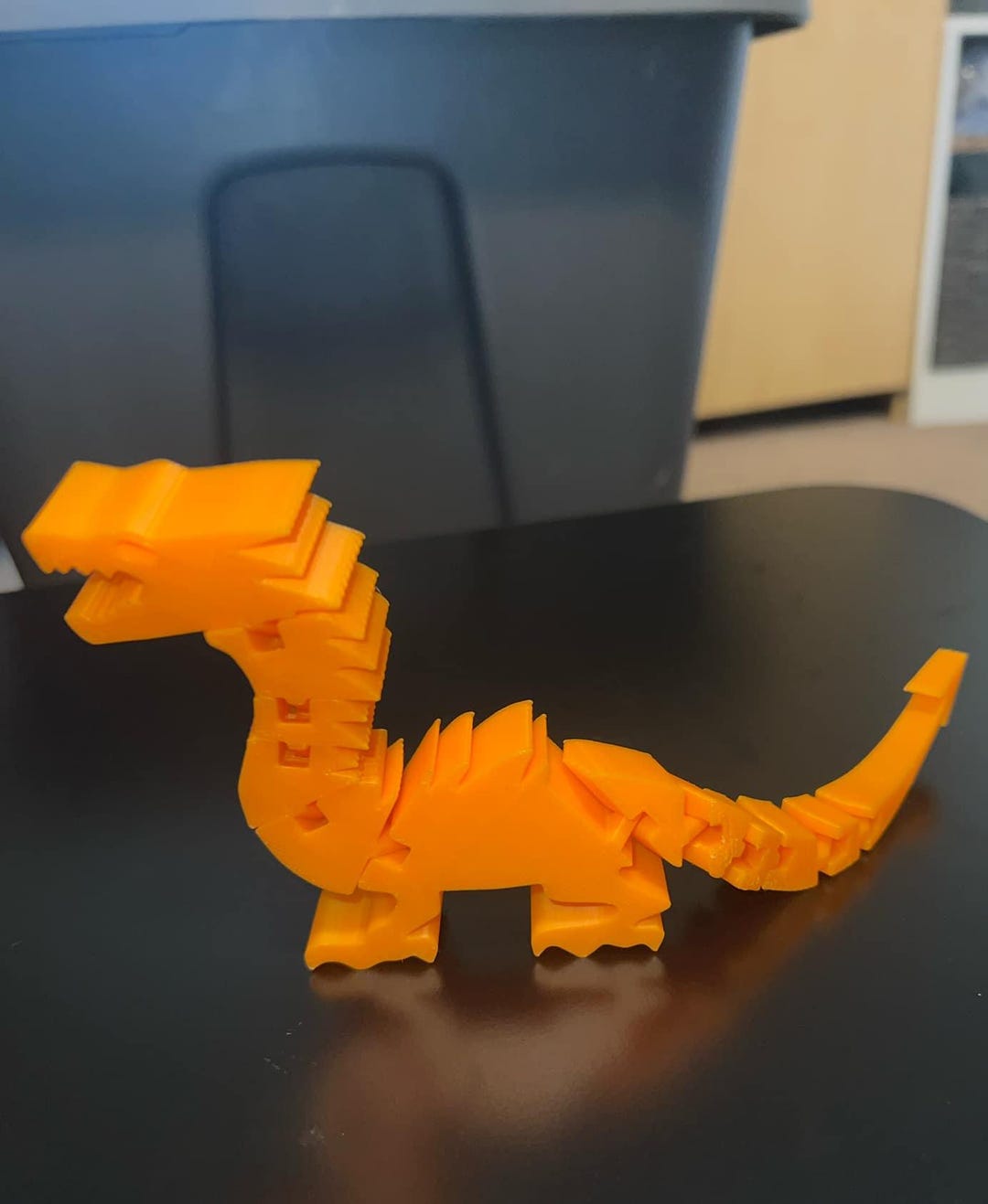 Magical Chinese Dragon Flexi Fidget Figure - 3D Printed, Colorful Toy ...