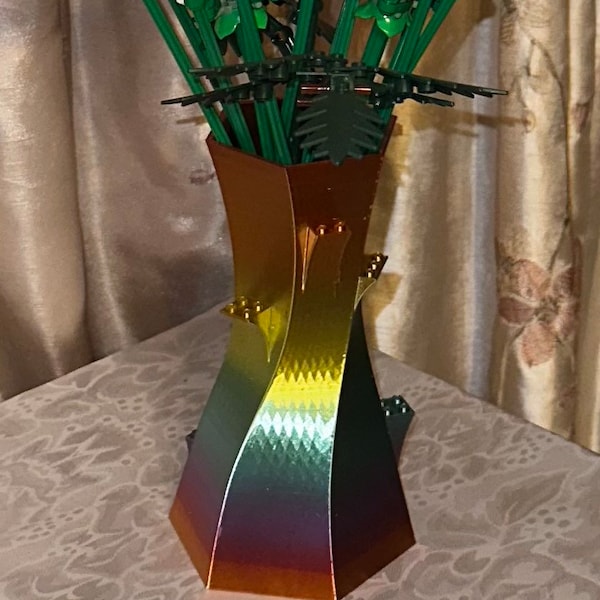 Colorful Flower Vase - Etsy