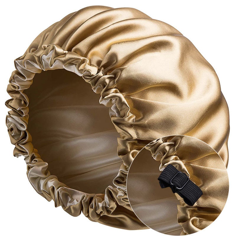 WOMAN SLEEP HAT Silk Double Layer Sleep Cap Hair Care Hat | Etsy